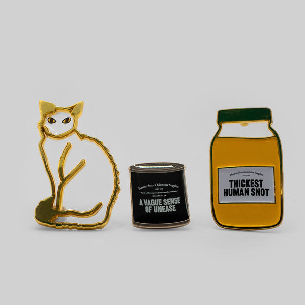Wells Invisible Cat - Pin Badge – Hoxton Street Monster Supplies
